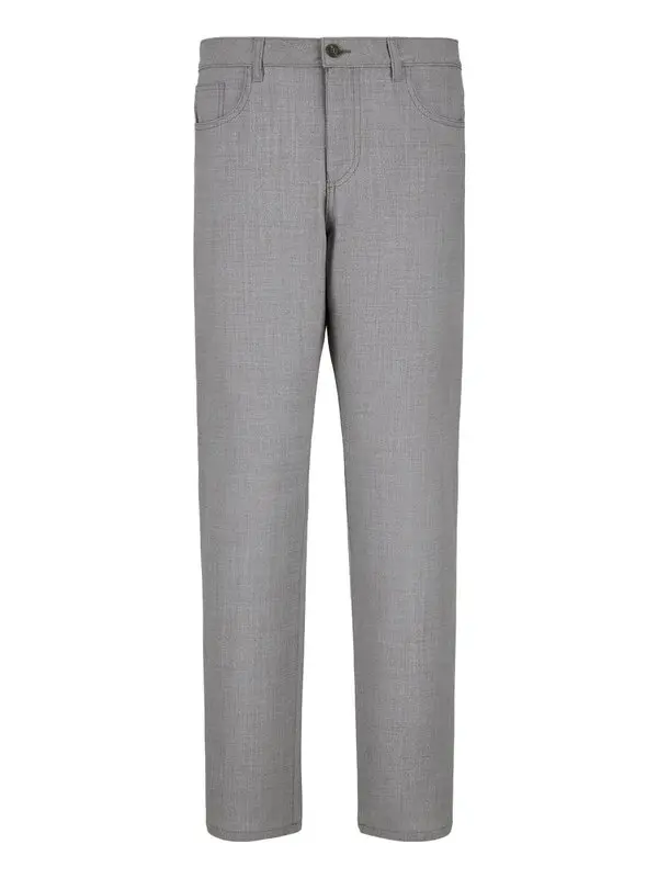 Canali Pure Wool Impeccabile Pants - Grey