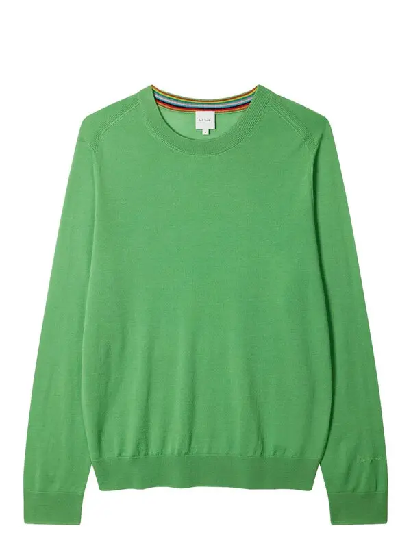 Paul Smith Bright Merino Wool Sweater - Green