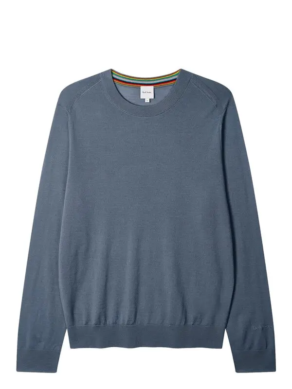 Paul Smith Merino Wool Sweater - Blue