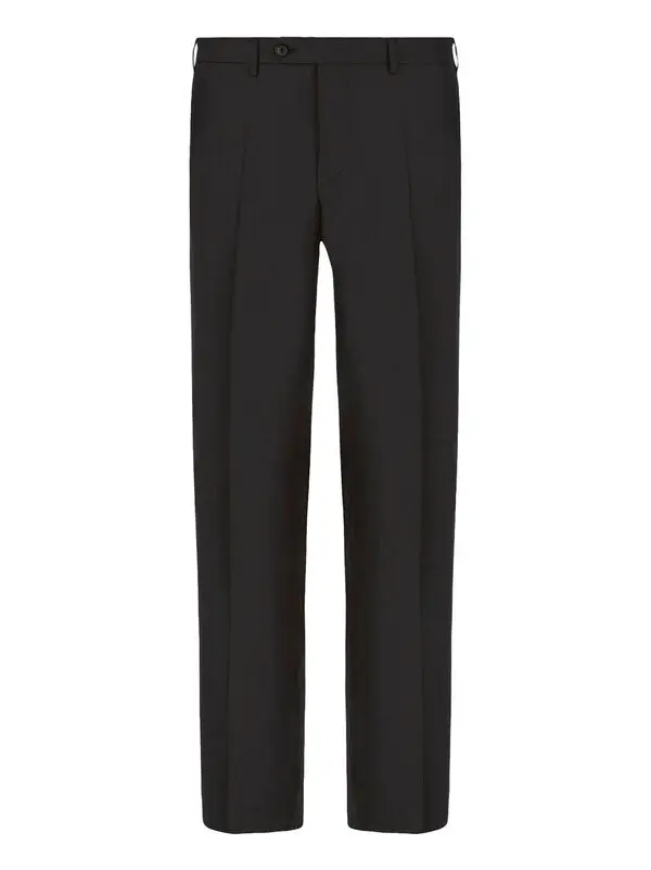 Canali Wool Pants - Black