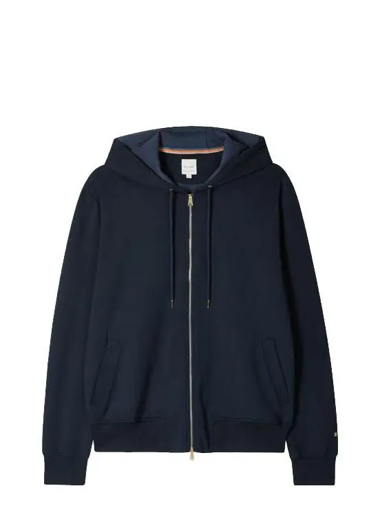 Paul Smith Zip Hoodie - Blue