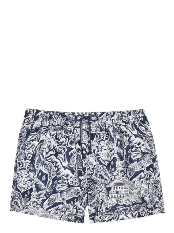 Paul Smith Chalet' Swim Shorts - Blue