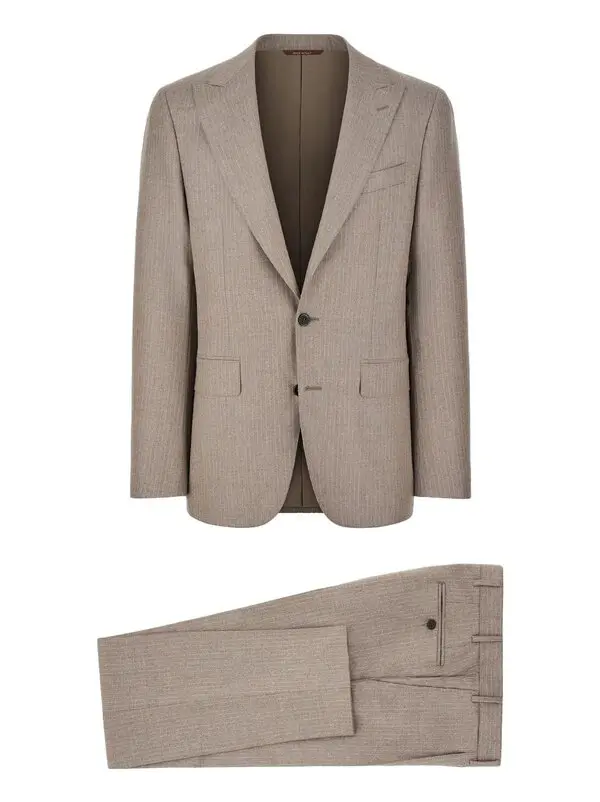 Canali Pure Wool Suit - Beige