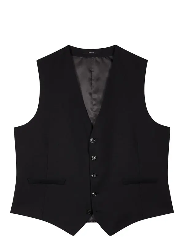 Paul Smith Wool Waistcoat - Black