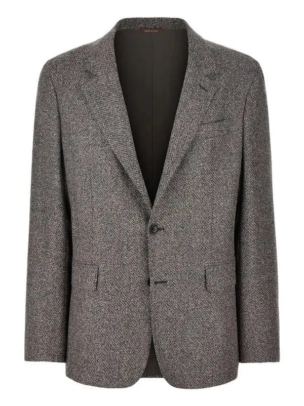 Canali Wool-blend Jacket - Beige
