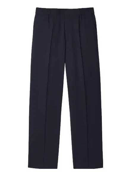 Paul Smith Two-ply Hopsack Wool Trousers - Blue