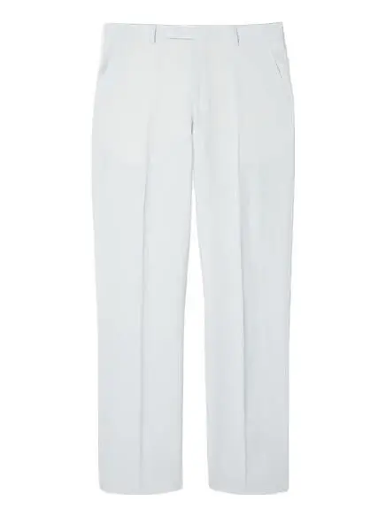 Paul Smith Tapered Linen Trousers - Blue