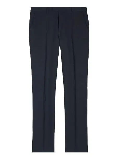 Paul Smith Linen Tapered Trousers - Blue