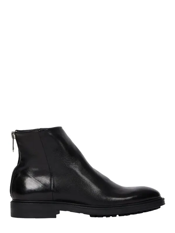 Paul Smith Leather 'nik' Boots - Grey