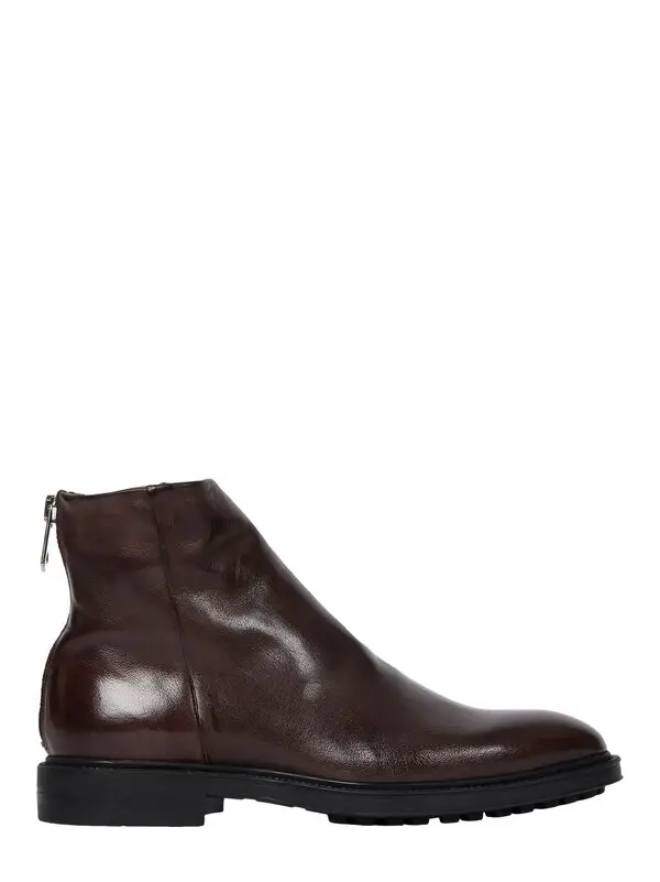 Paul Smith Leather Nik Boots - Brown