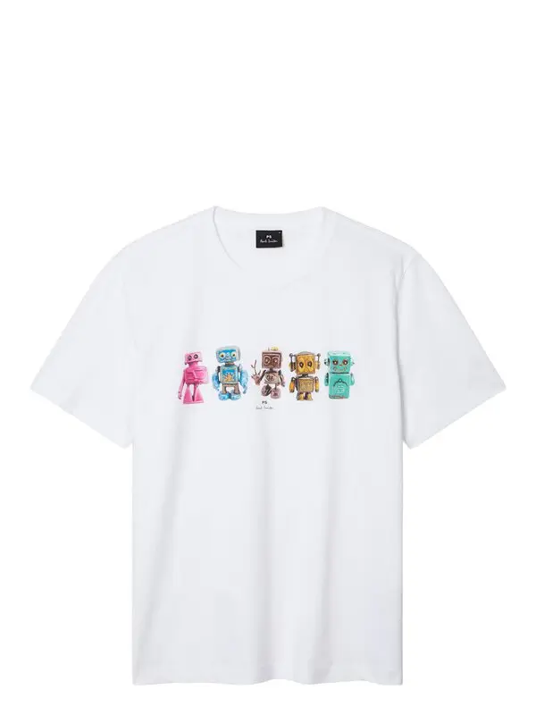 Paul Smith Robots' T-shirt - White
