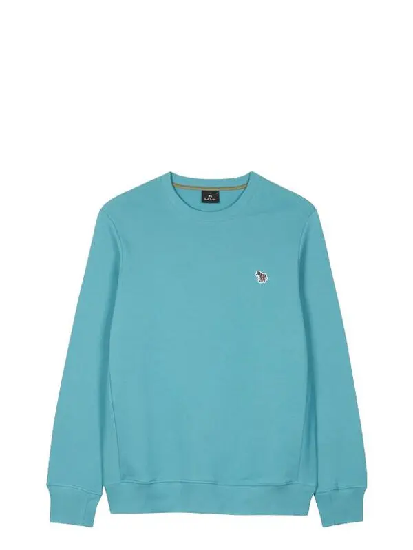 Paul Smith Organic Cotton Zebra Logo Sweatshirt - Green