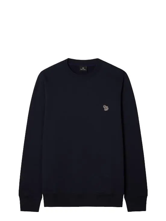 Paul Smith Zebra Logo Cotton Sweatshirt - Blue