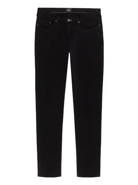 Paul Smith Tapered-fit Gart-dye Jeans - Black