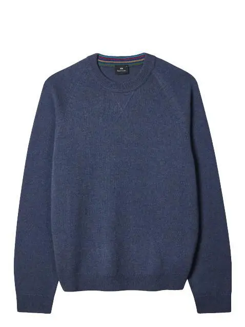 Paul Smith Indigo Merino Wool Sweater - Purple