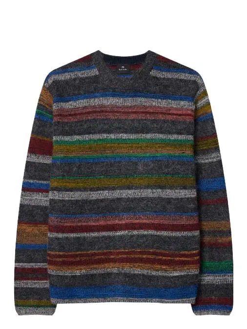 Paul Smith Crayon Stripe Cotton-mohair Sweater - Multicolour