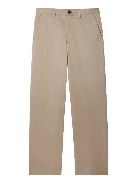 Paul Smith Stone Two-tone Cotton Twill Chinos - Brown