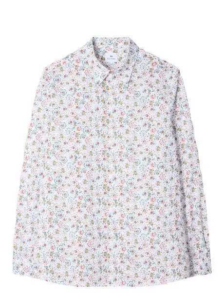 Paul Smith Ferris Floral' Shirt - White