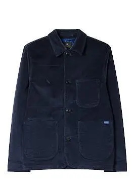 Paul Smith Organic Cotton Corduroy Work Jacket - Blue