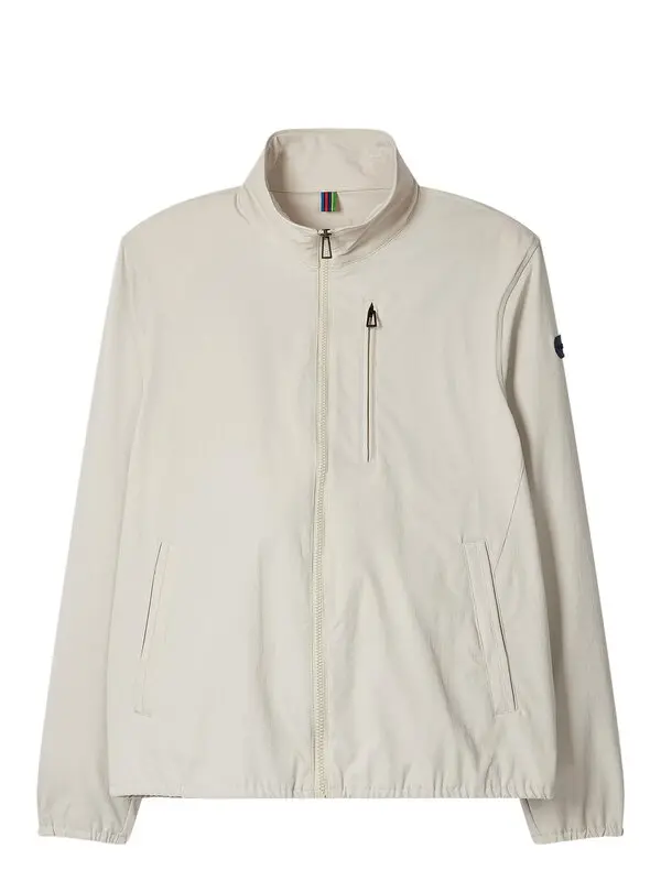 Paul Smith Textured Cropped Track Jacket - White