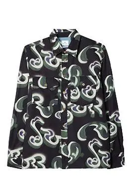 Paul Smith Waltzer' Lyocell-cotton Long Sleeve Shirt - Black