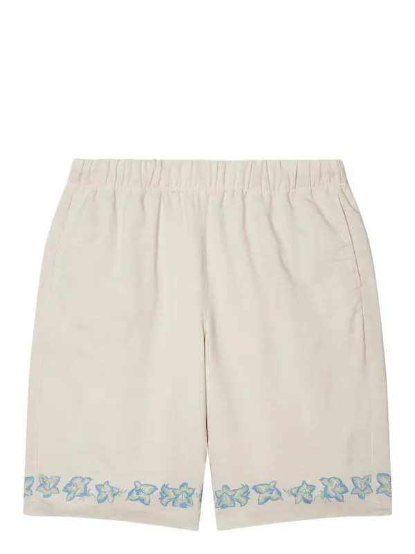 Paul Smith Floral Trim Shorts - White