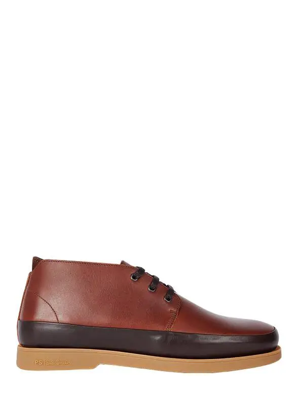Paul Smith Leather Chukka Boots - Brown