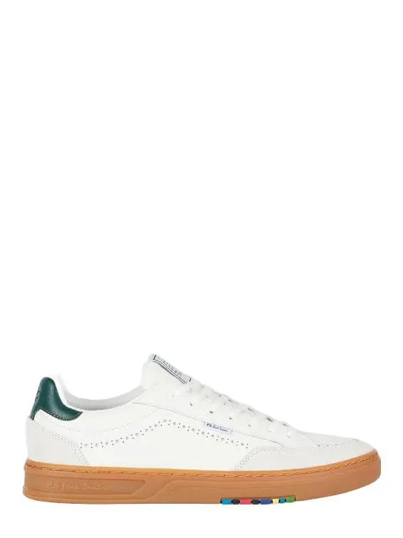 Paul Smith Leather Hillstar Trainers - White