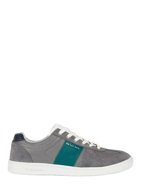 Paul Smith Leather 'roberto' Trainers - Grey