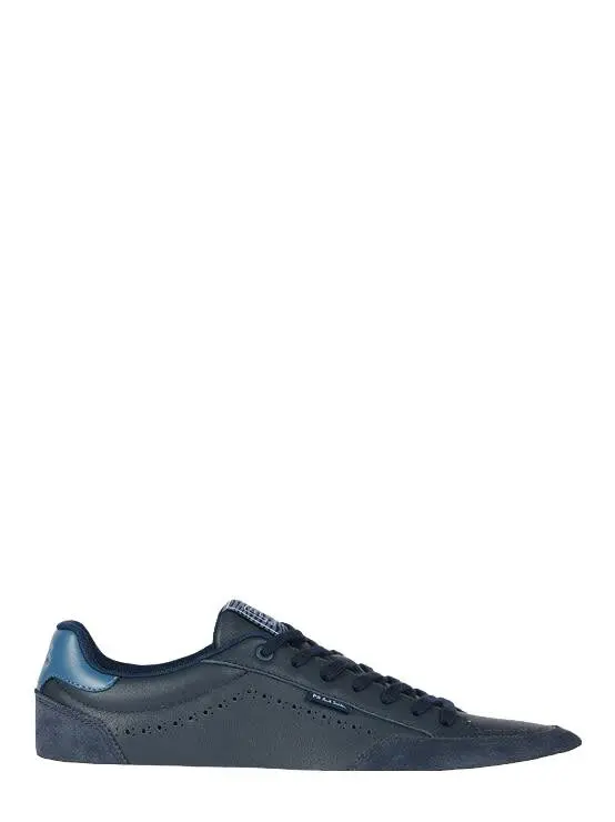 Paul Smith Leather 'hillstar' Trainers - Blue