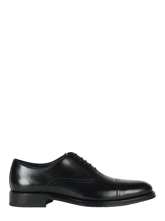 Paul Smith Leather 'timothy' Shoes - Black