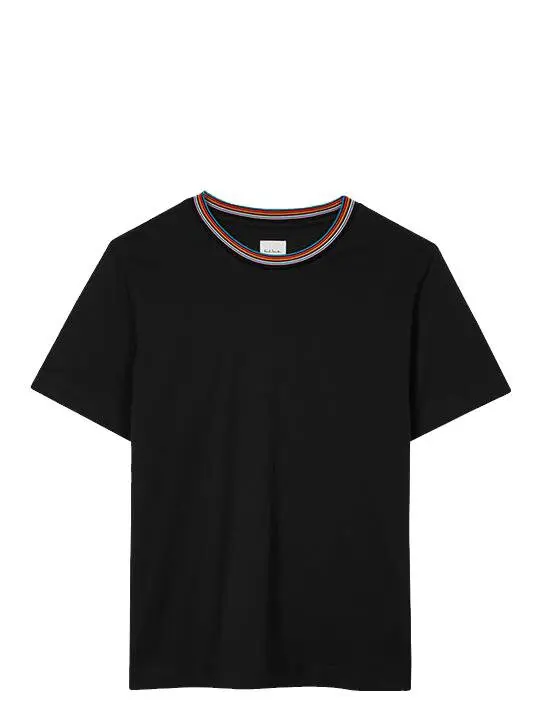 Paul Smith Signature Stripe Crew Neck T-shirt - Black