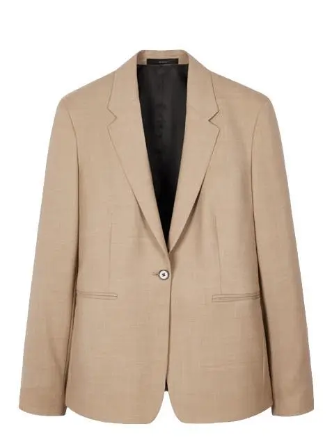 Paul Smith Wool One-button Blazer - Brown