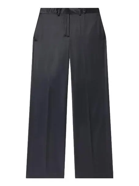 Paul Smith Satin Bootcut Trousers - Blue