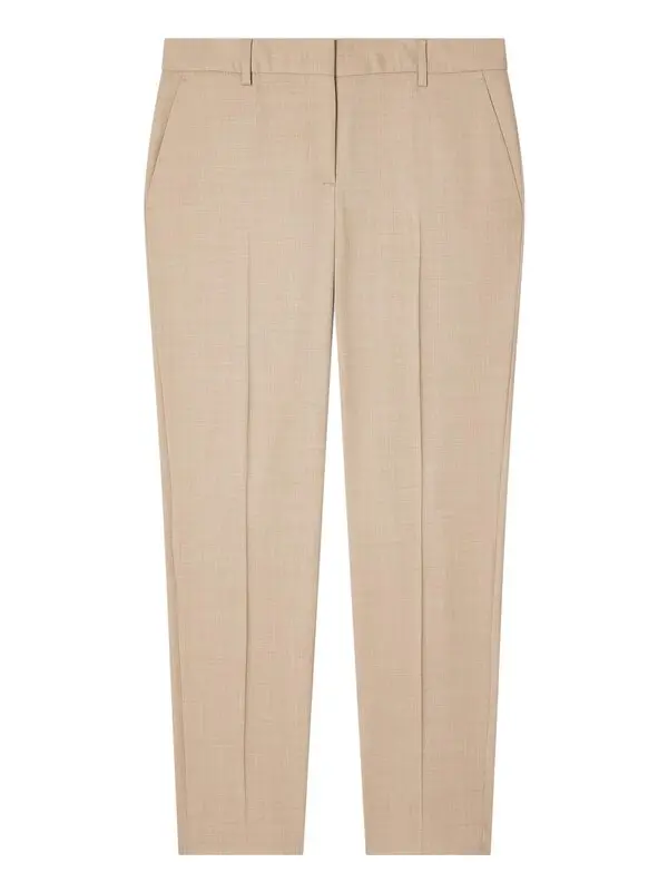 Paul Smith Slim-fit Wool Trousers - Brown