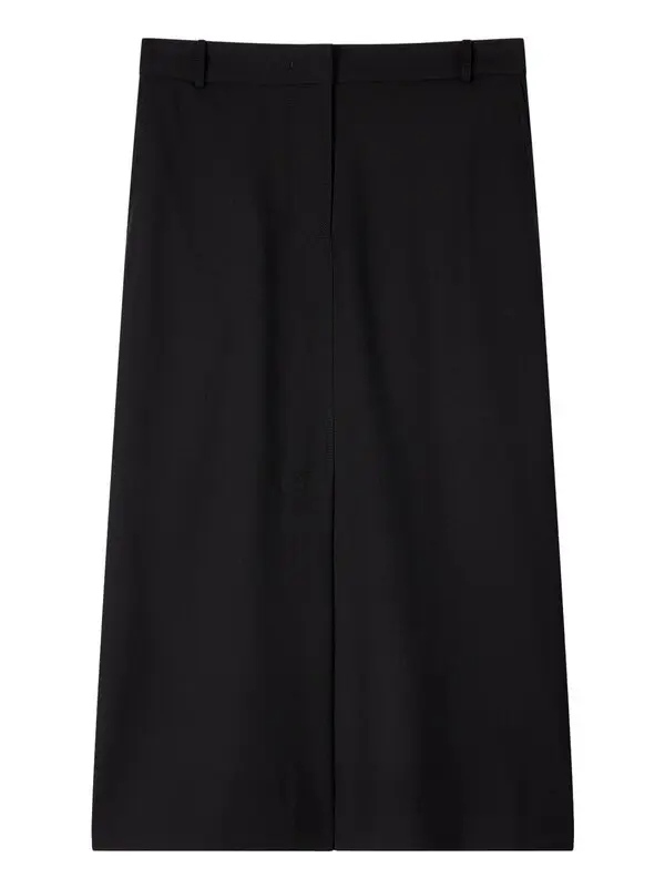 Paul Smith Tailored Wool Skirt - Black