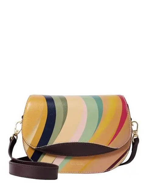 Paul Smith Leather Saddle Bag - Multicolour