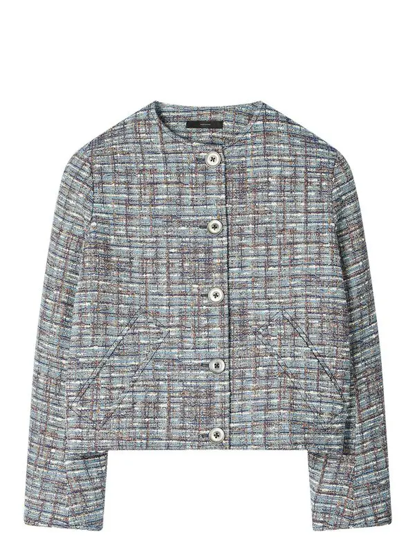 Paul Smith Textured Weave Jacket - Blue