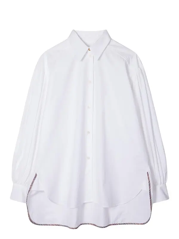 Paul Smith Signature Stripe Trim Shirt - White