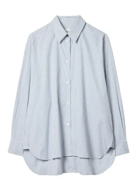 Paul Smith Light Stripe Oversized Shirt - Blue