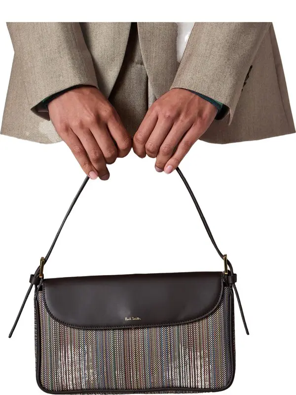 Paul Smith Signature Stripe Top Handle Shoulder Bag - Multicolour