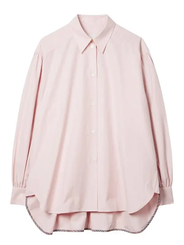 Paul Smith Signature Stripe Trim Shirt - Pink