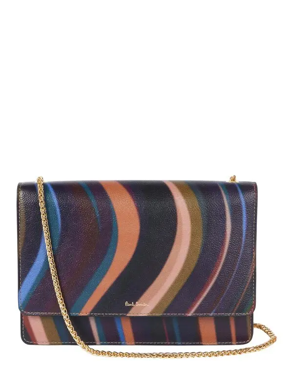 Paul Smith Midnight Swirl' Leather Pouch - Multicolour