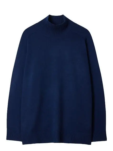 Paul Smith Cashmere-blend Roll Neck Sweater - Blue