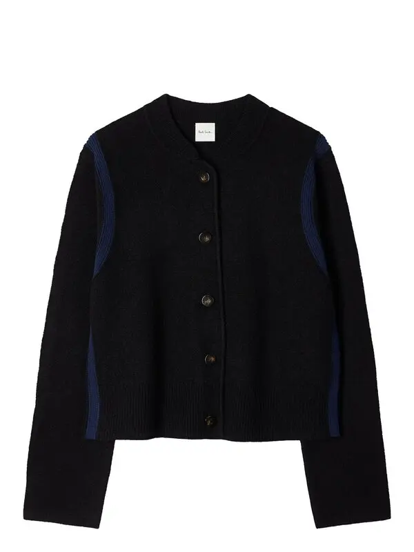 Paul Smith Wool Knit Cardigan - Black