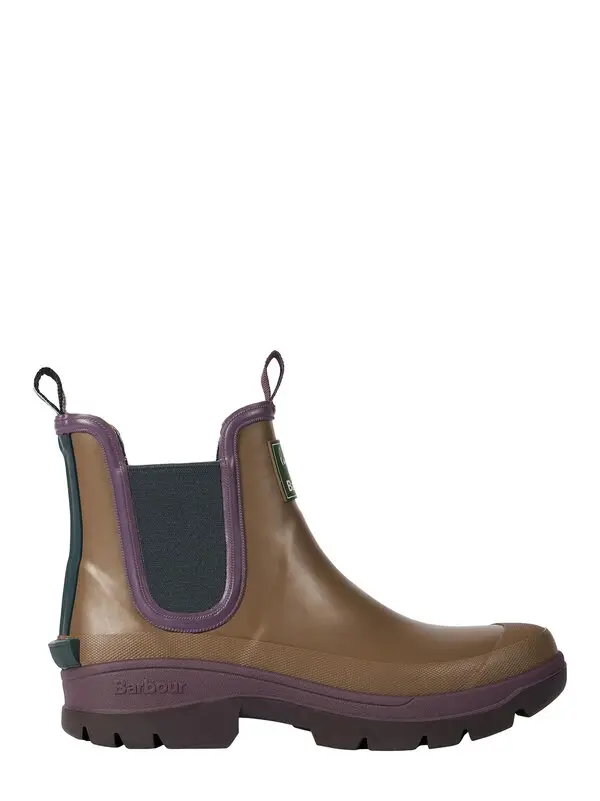 PAUL SMITH LOVES BARBOUR Ankle Wellington Boots - Brown