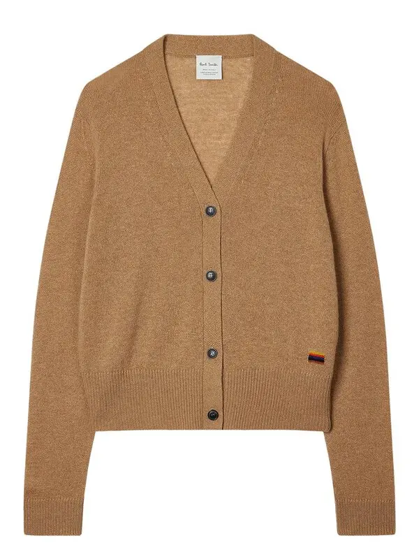 Paul Smith Knitted Cashmere Cardigan - Brown