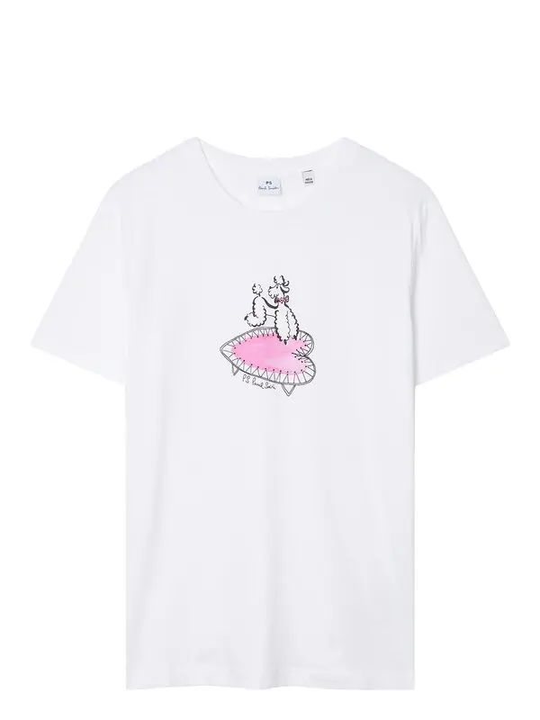 Paul Smith Poodle Print T-shirt - White