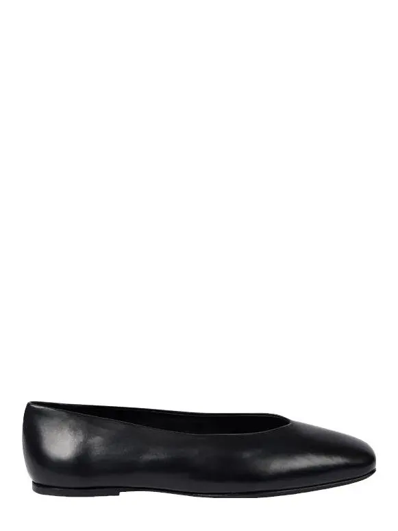 Paul Smith Leather Ballet Flats - Black