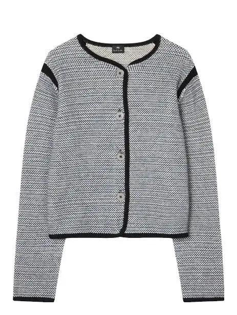 Paul Smith Knitted Button Jacket - Black